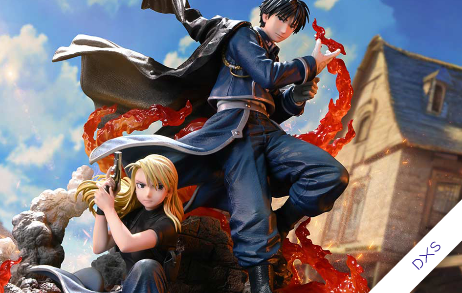 Fullmetal Alchemist - Roy Mustang & Riza Hawkeye (Deluxe Bonus) 1/6 Sc ...
