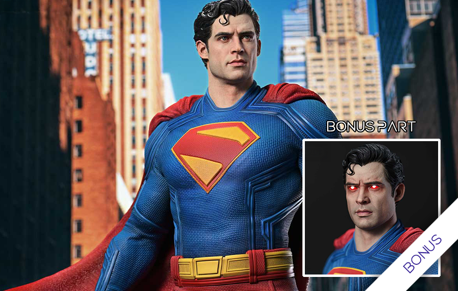 Superman (2025) - Superman with Krypto (Bonus) 1/3 Scale Statue - Spec ...
