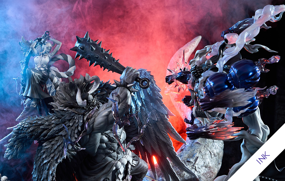 One Piece - The Raid on Onigashima (Ink Version) 1/6 Scale Statue ...