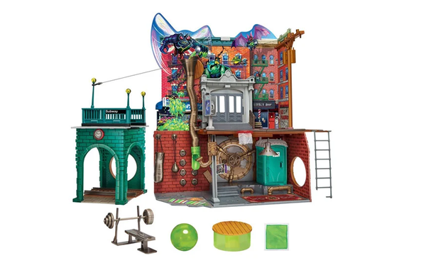 Teenage Mutant Ninja Turtles - Mutant Mayhem Sewer Lair Playset - Spec ...
