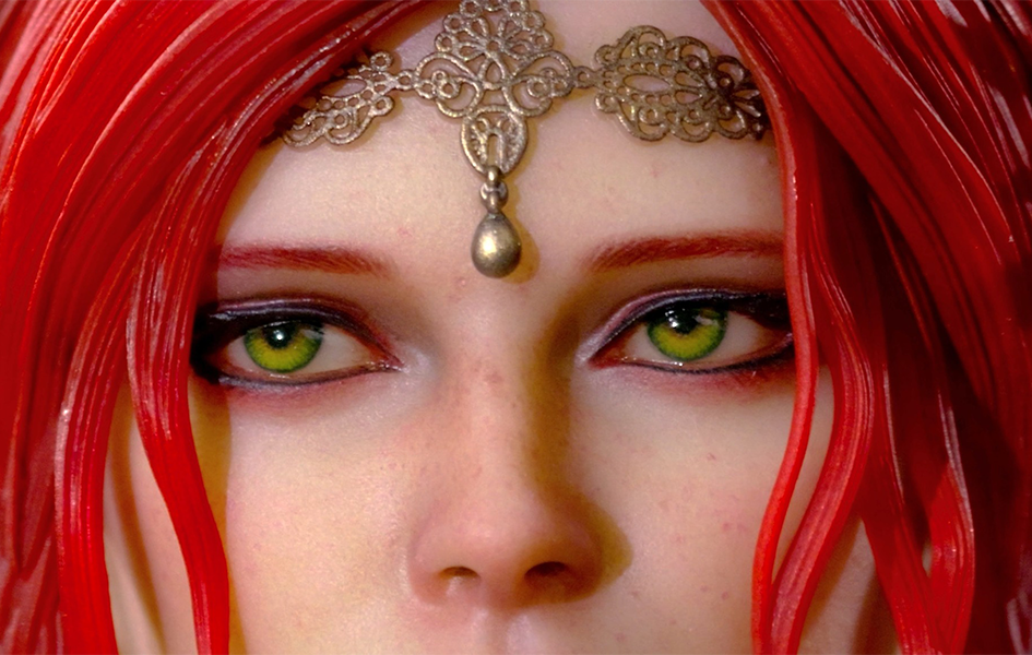 The Witcher 3 - Triss Merigold (Alternative Outfit) 1/4 Scale Statue ...