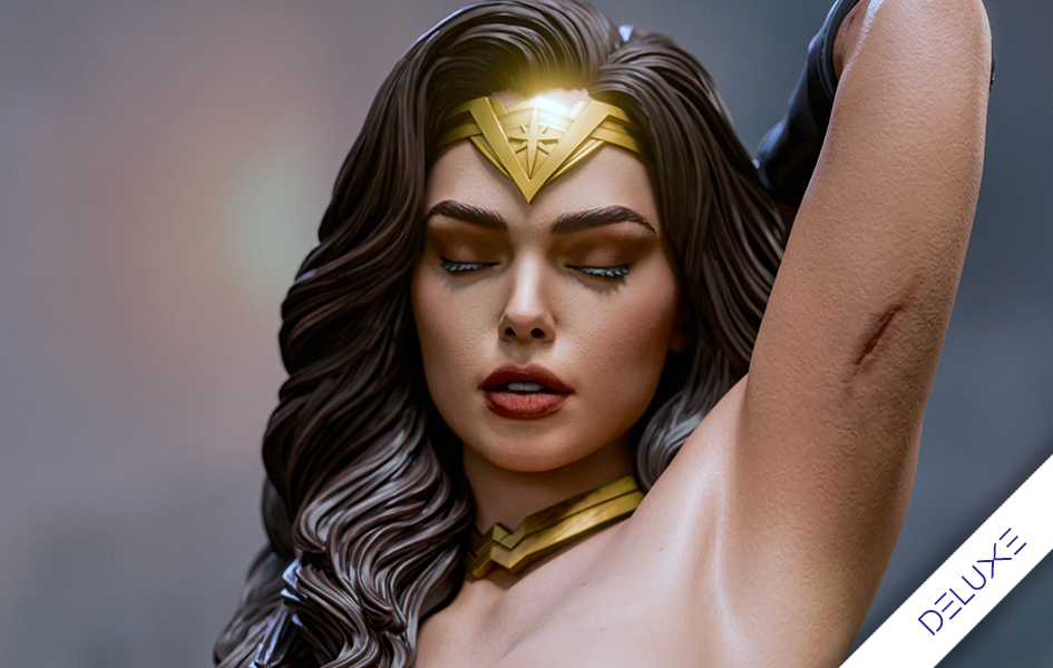 Wonder Woman Sitting Down (Deluxe) 1/4 Scale Statue by Cincronize Labs ...