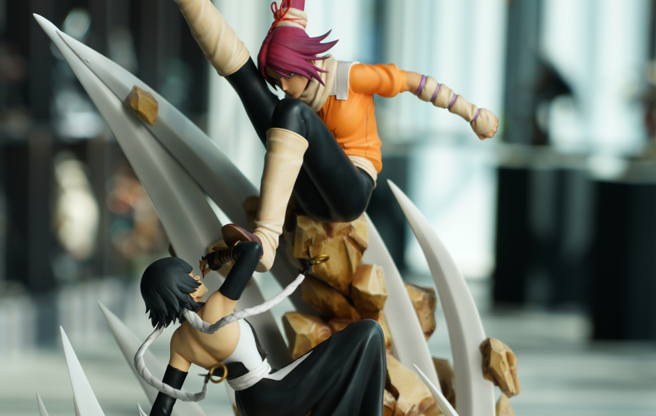 Bleach - Duel of the 2nd Division - Yoruichi vs. Soifon 1/6 Scale Stat ...