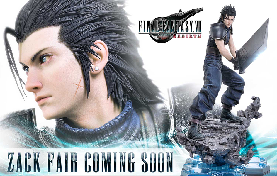 Final Fantasy VII: Rebirth - Zack Fair 1/4 Scale Statue - Spec Fiction Shop
