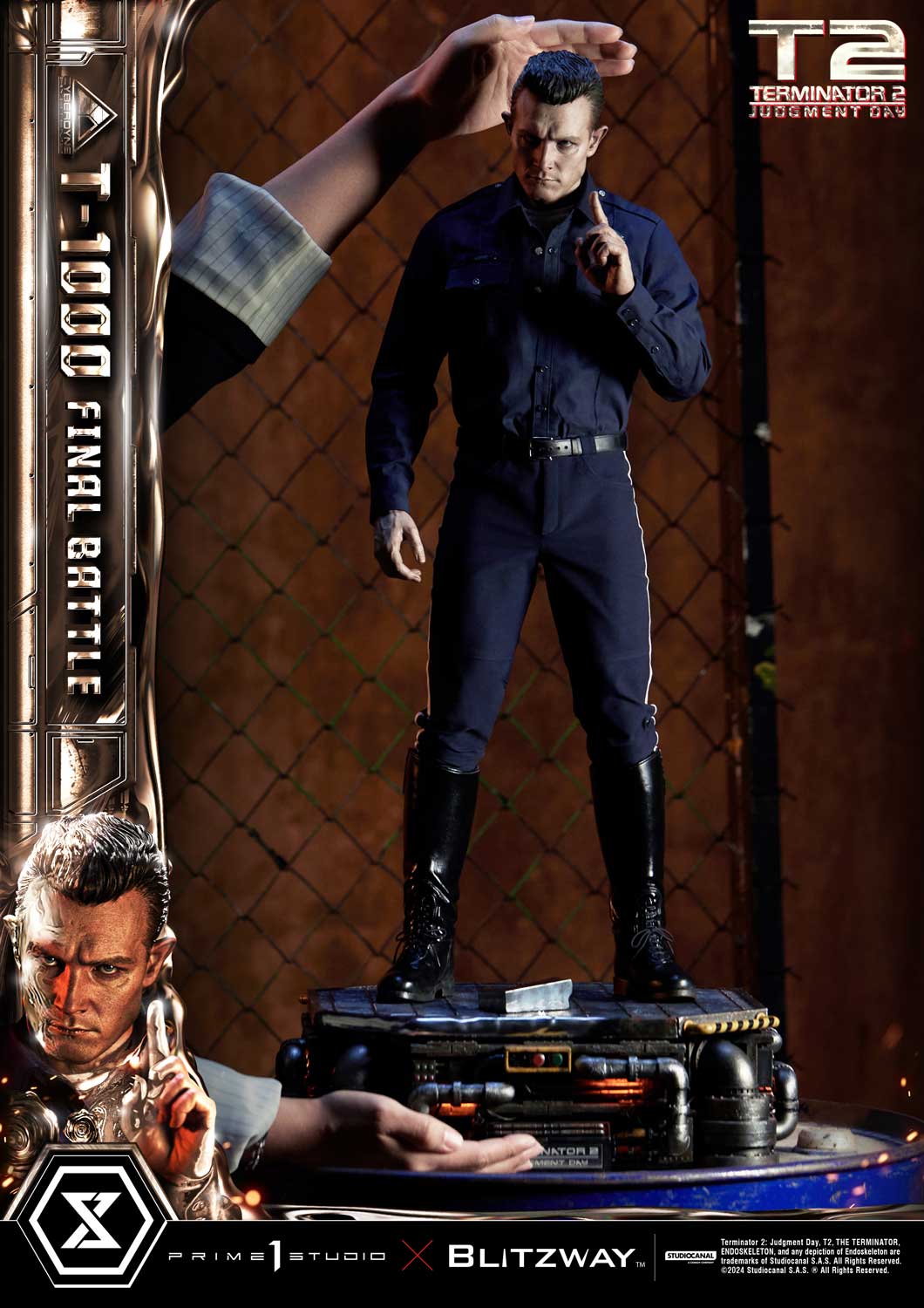 Terminator 2 - T-1000 (Final Battle) Regular Version 1/3 Scale Statue ...