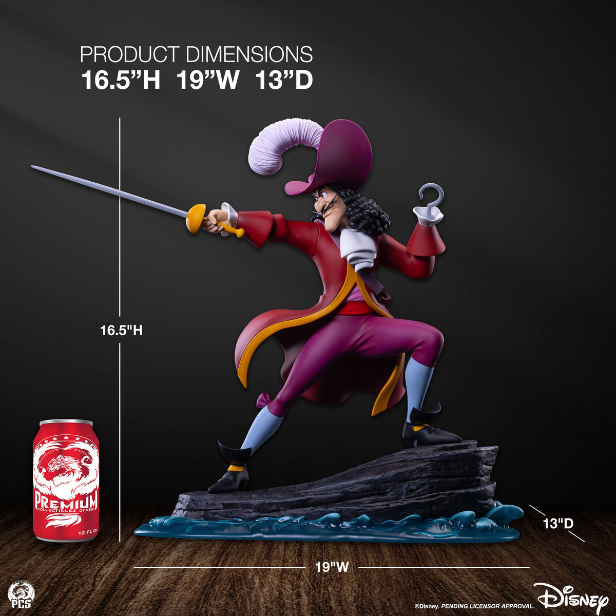 Captain Hook 1/5 Scale Statue - Spec Fiction Shop