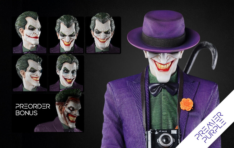 Joker Prestige Series (Purple Premier Ed.) 1/3 Scale Statue - Spec ...