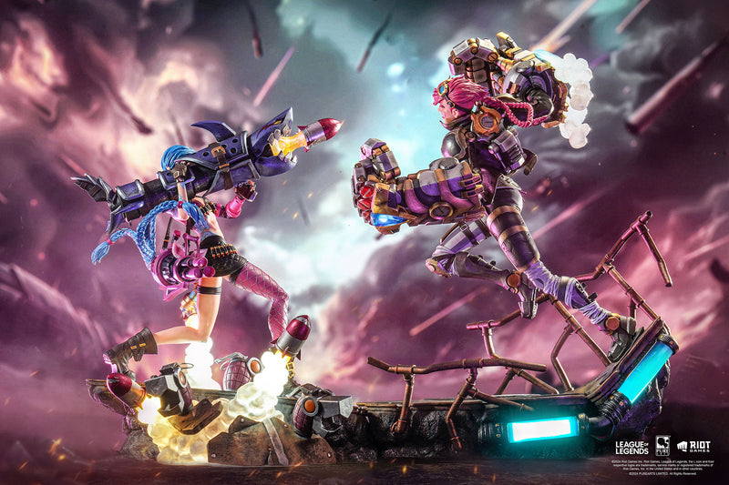 League of Legends – Jinx and Vi 1/6 Scale Statue Bundle - Spec Fiction Shop