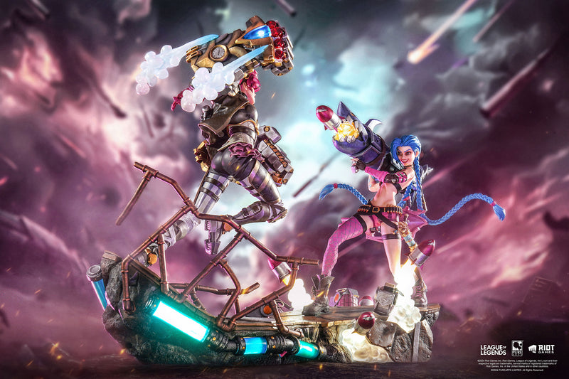 League of Legends – Jinx and Vi 1/6 Scale Statue Bundle - Spec Fiction Shop