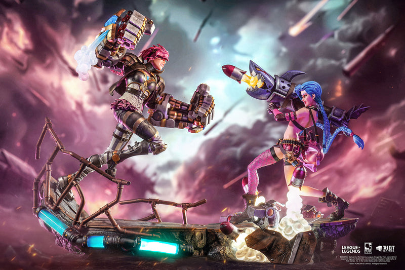 League of Legends – Jinx and Vi 1/6 Scale Statue Bundle - Spec Fiction Shop