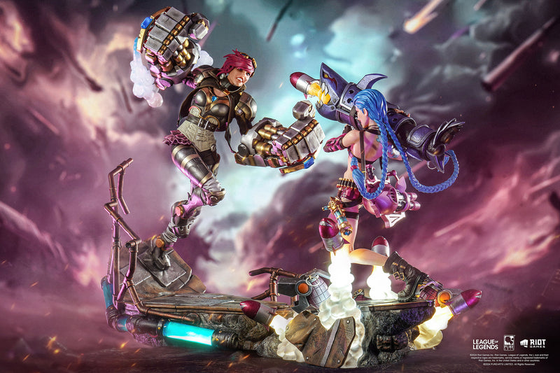 League of Legends – Jinx and Vi 1/6 Scale Statue Bundle - Spec Fiction Shop
