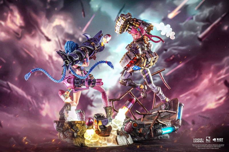 League of Legends – Jinx and Vi 1/6 Scale Statue Bundle - Spec Fiction Shop