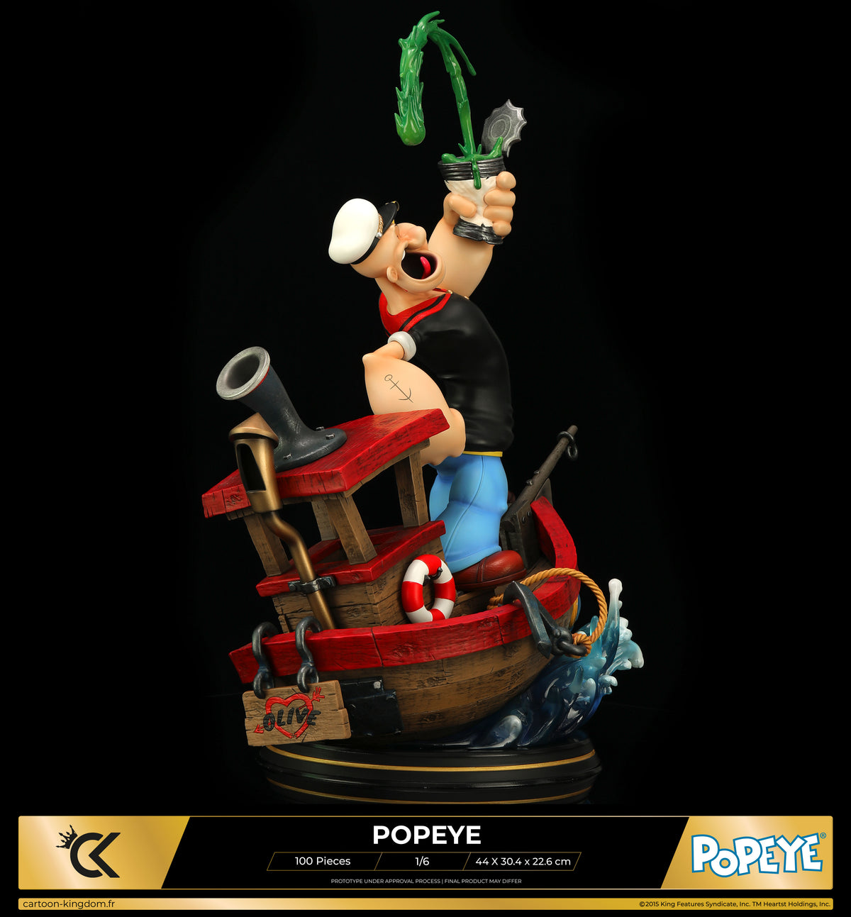 Popeye (Olive Boat) 1/6 Scale Statue - Spec Fiction Shop