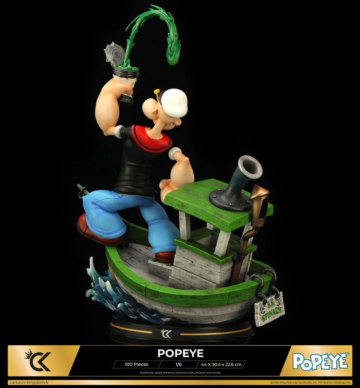 Popeye (Spinach Boat) 1/6 Scale Statue - Spec Fiction Shop