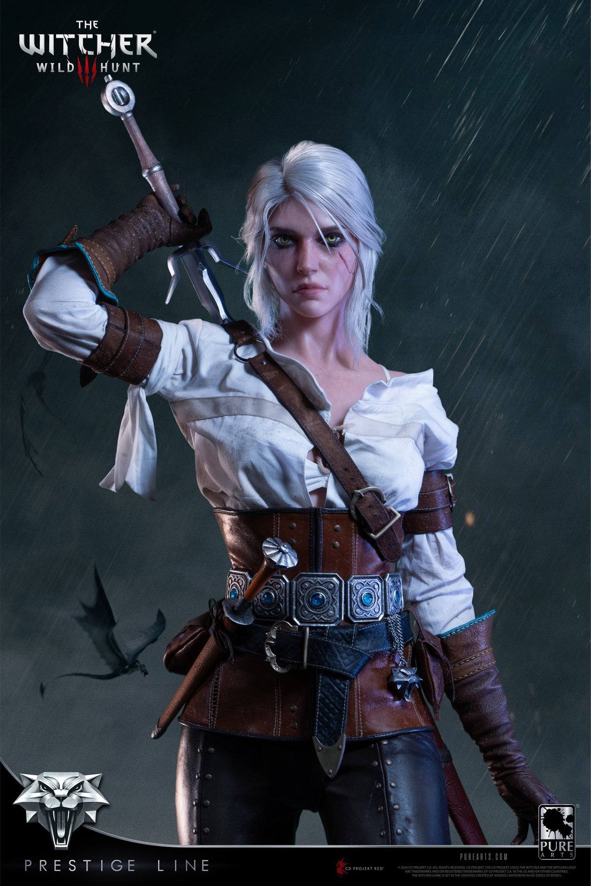The Witcher 3: Wild Hunt - Ciri Fiona Elen Riannon Prestige Line 1/2 S ...