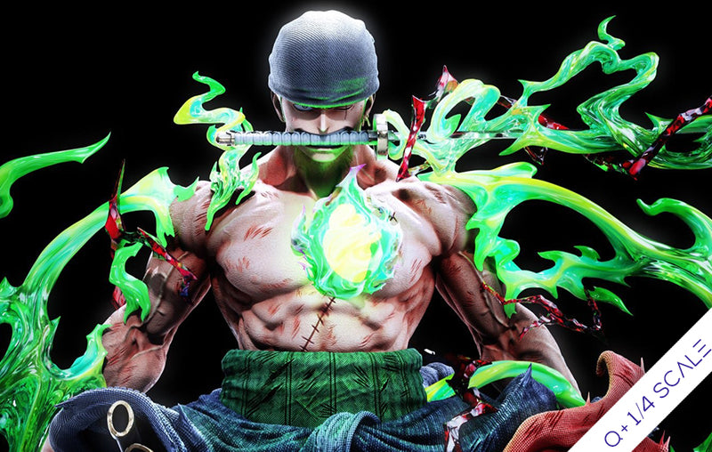 One Piece - Awakening Roronoa Zoro 1/4 Scale (Q+) Statue - Spec Fiction ...