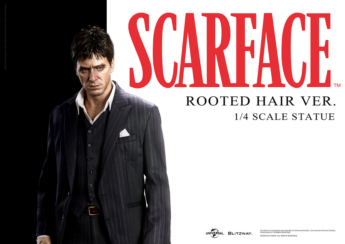 Scarface (Rooted Hair) 1/4 Scale Statue - Spec Fiction Shop