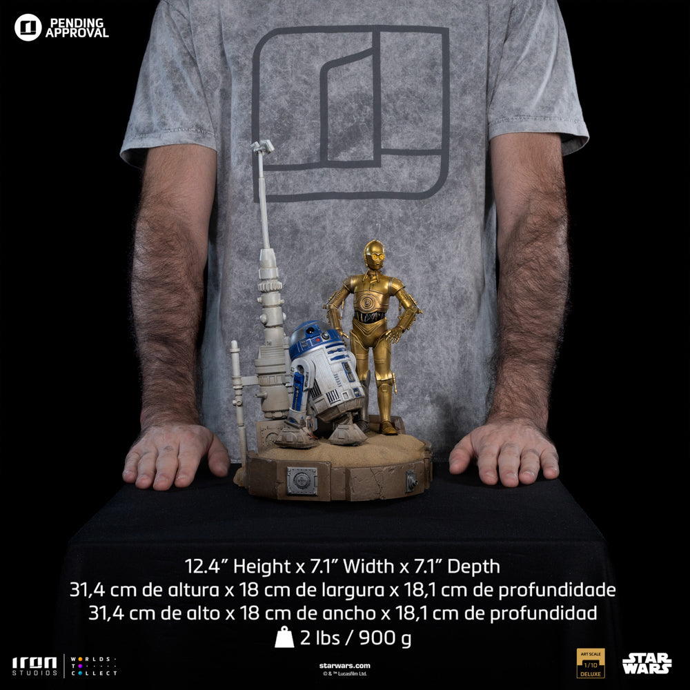 C-3PO and R2-D2 Deluxe Art Scale 1/10 - Spec Fiction Shop