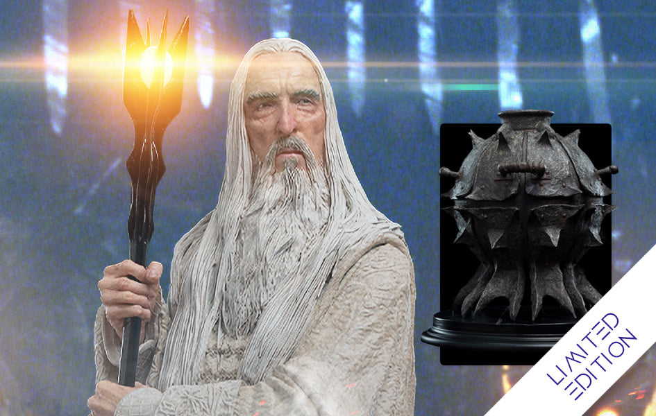 Saruman the White Wizard and the Fire of Orthanc Limited Edition Statu ...