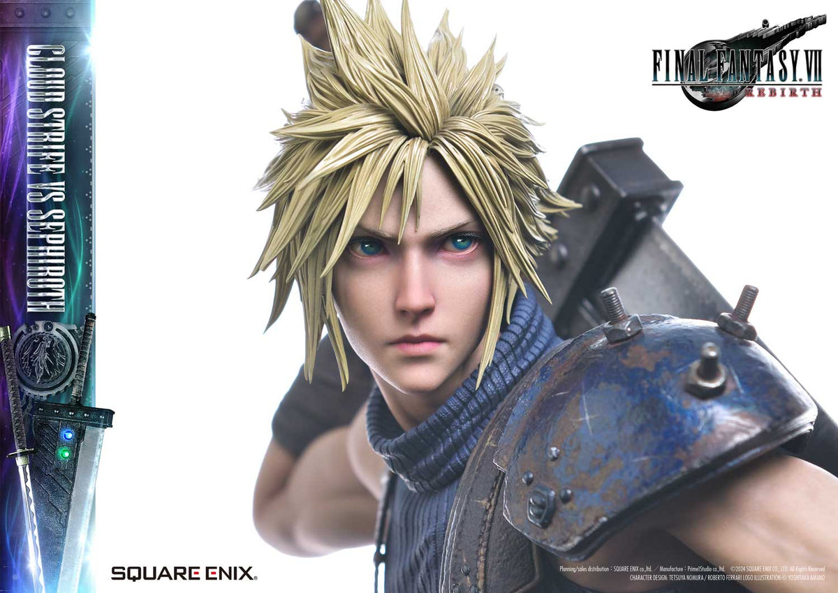 Final Fantasy VII: Rebirth - Cloud Strife vs. Sephiroth 1/4 Scale Stat ...