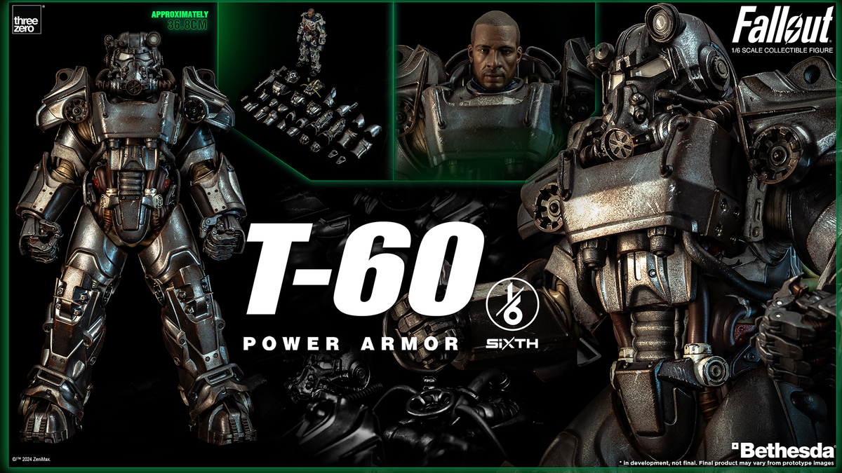 Fallout - T-60 Power Armor 1/6 Scale Figure - Spec Fiction Shop