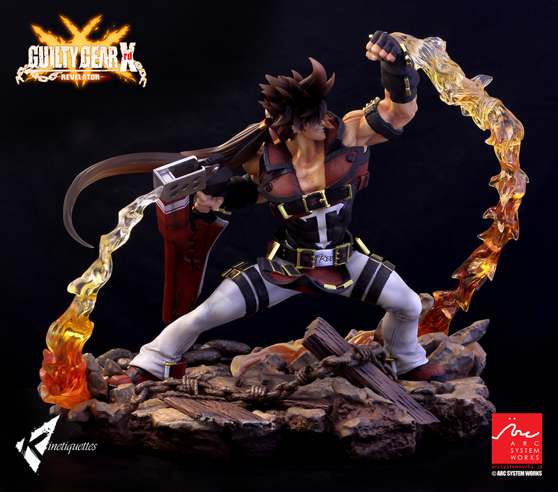 Guilty Gear - Sol Badguy The Bounty Hunter 1/7 Scale Statue - Spec ...