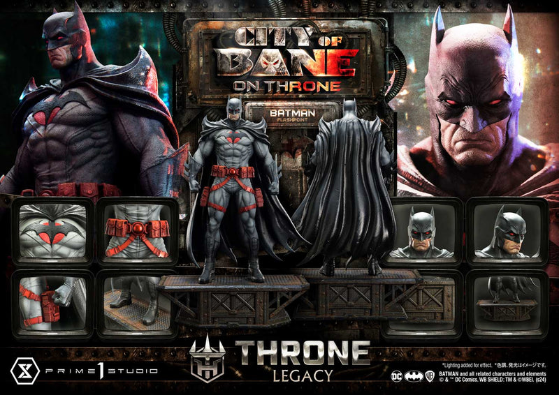 City of Bane - Flashpoint Batman (Bonus) 1/4 Scale Statue - Spec ...