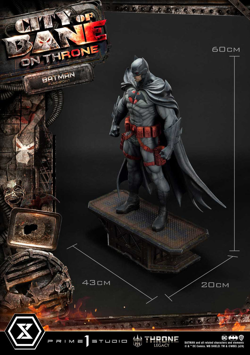 City of Bane - Flashpoint Batman (Bonus) 1/4 Scale Statue - Spec ...