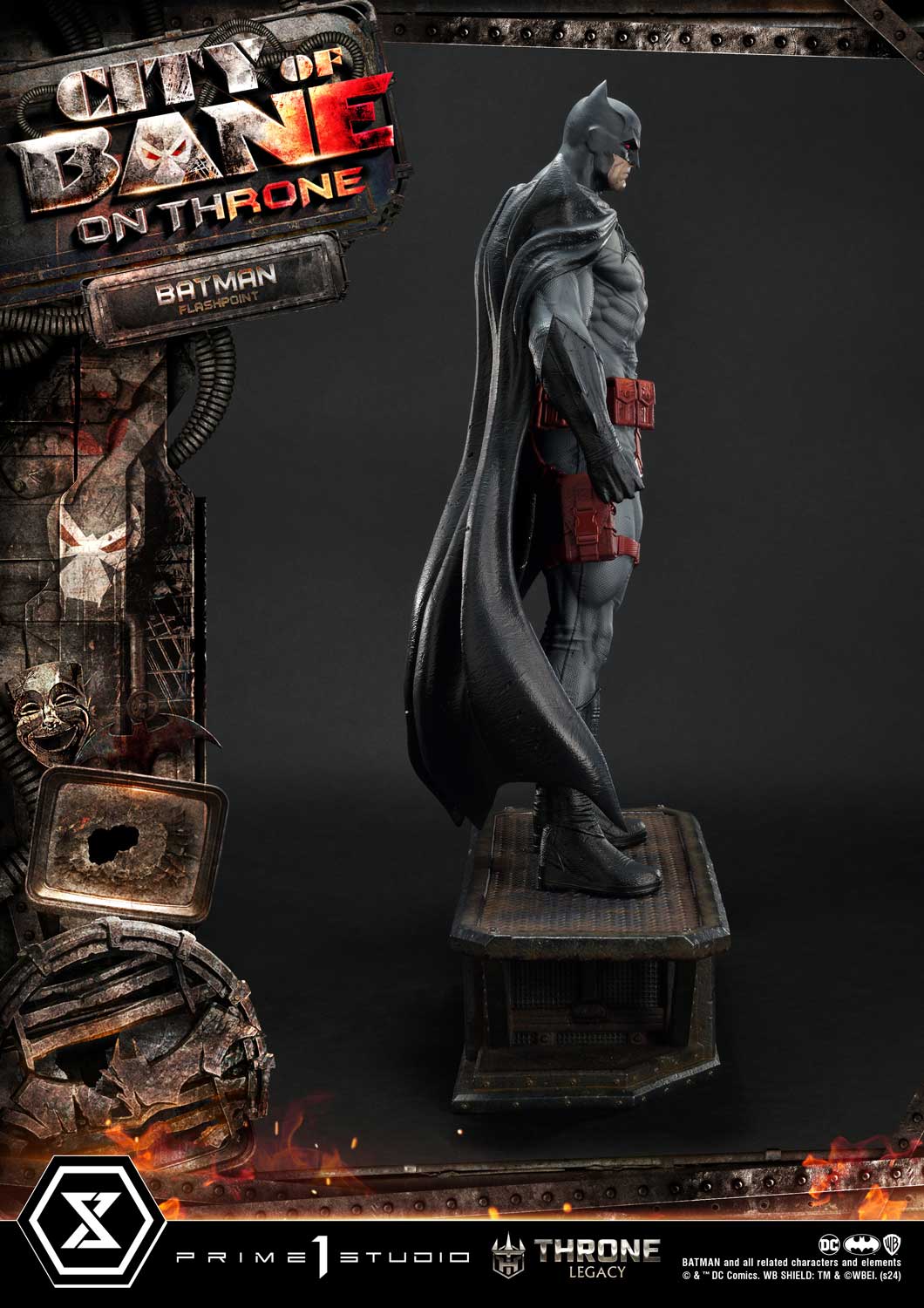 City of Bane - Flashpoint Batman (Bonus) 1/4 Scale Statue - Spec ...