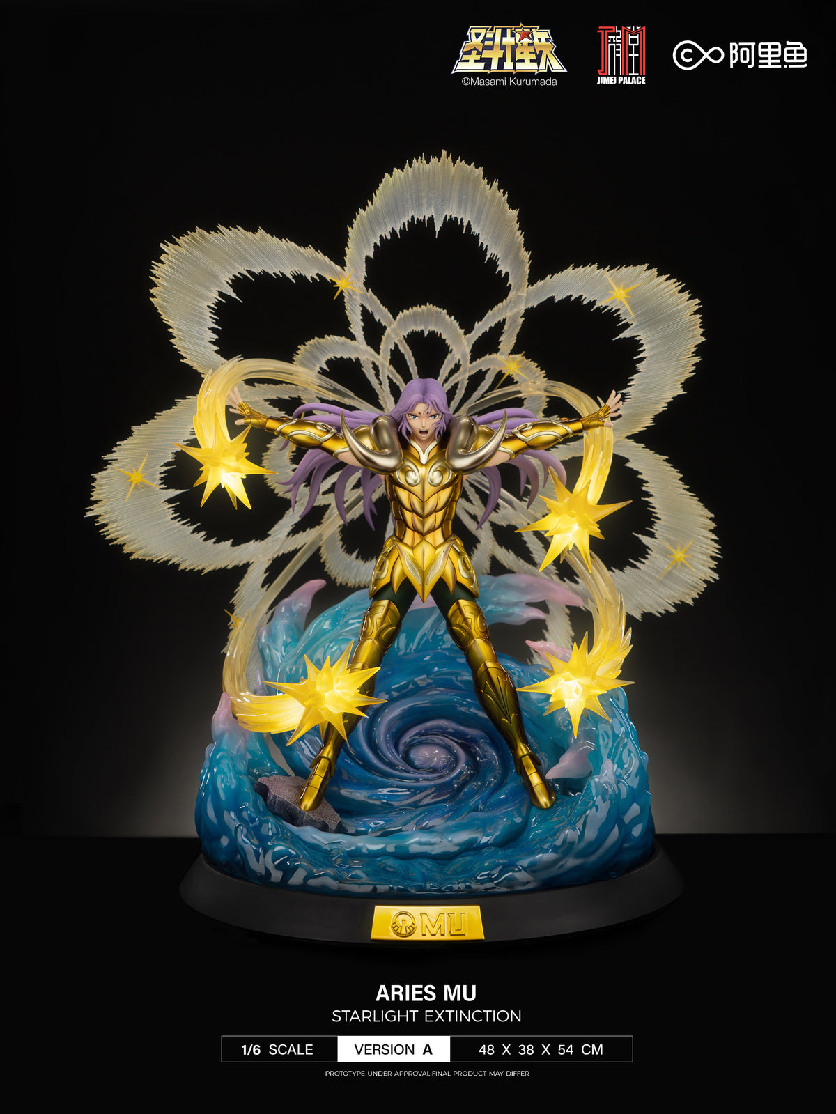 Saint Seiya - Aries Mu Crystal Wall (Ver. A + B + C) 1/6 Scale Statue ...