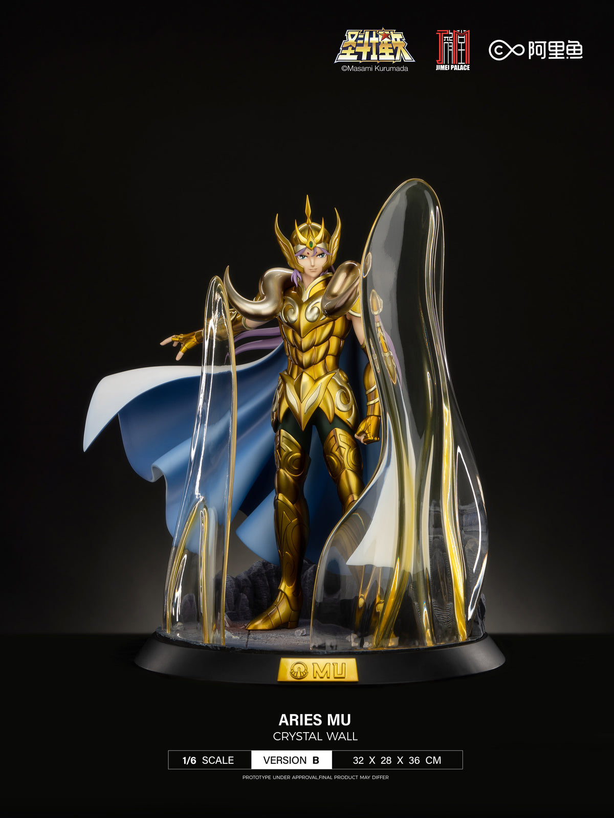 Saint Seiya - Aries Mu Crystal Wall (Ver. A + B + C) 1/6 Scale Statue ...