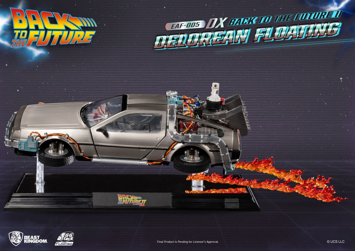 Back to the Future Part II - Egg Attack Floating - Floating DeLorean ...