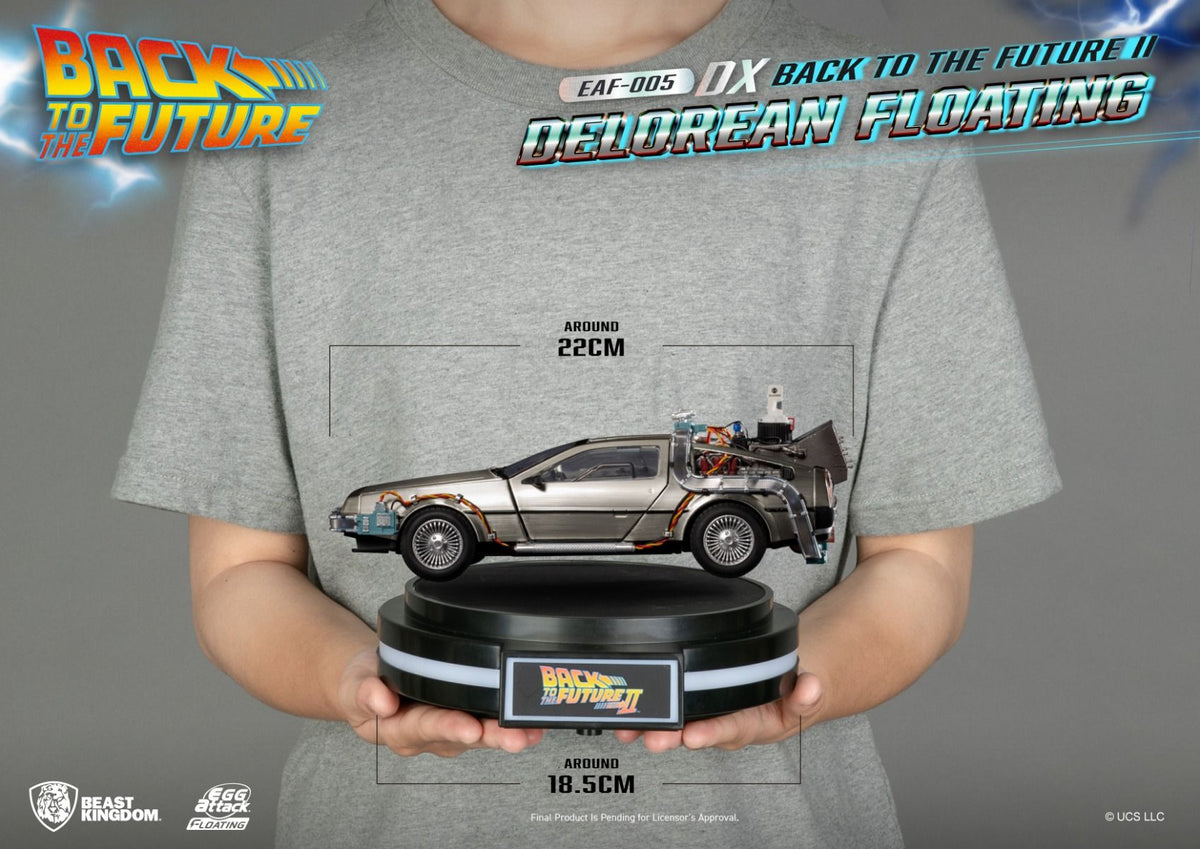 Back to the Future Part II - Egg Attack Floating - Floating DeLorean ...