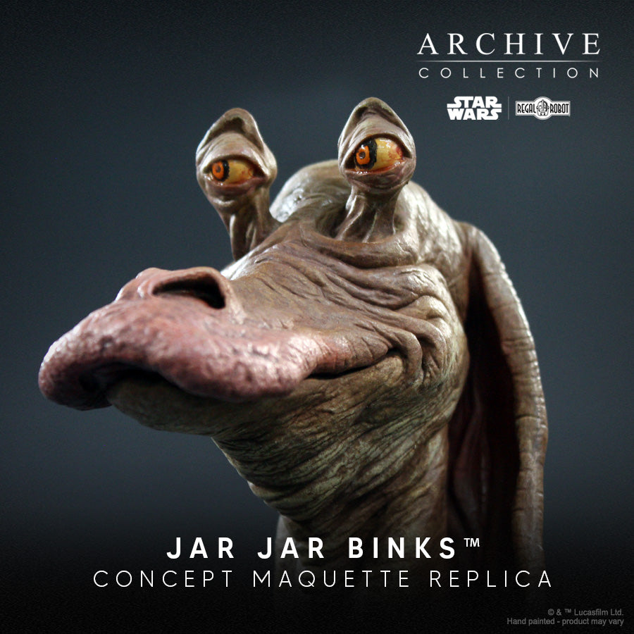 Jar Jar Binks (Tony McVey Legacy Edition) Concept Maquette Replica ...