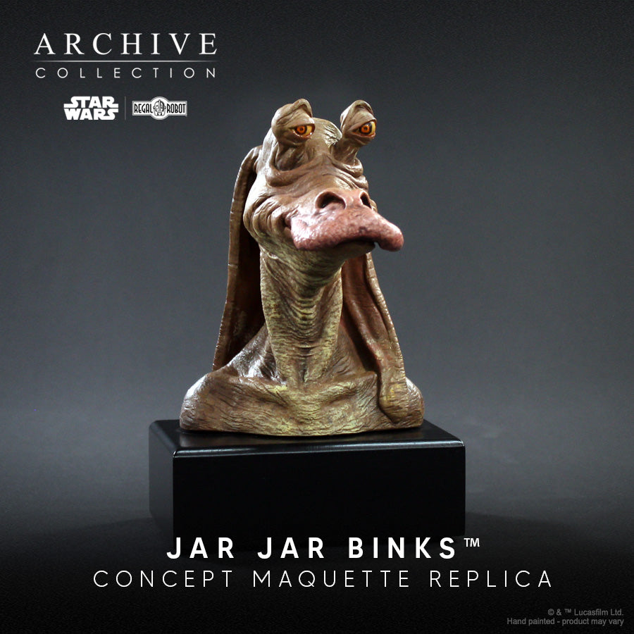 Jar Jar Binks (Tony McVey Signature Edition) Concept Maquette Replica ...