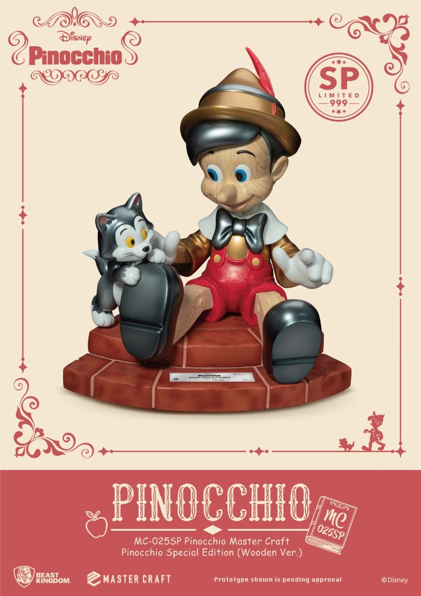 Pinocchio Special Edition (Wooden Ver.) Master Craft Statue - Spec ...