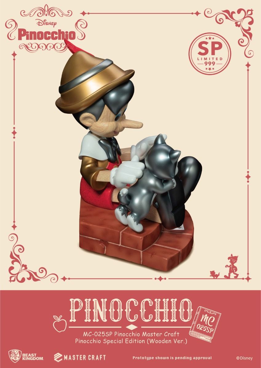 Pinocchio Special Edition (Wooden Ver.) Master Craft Statue - Spec ...
