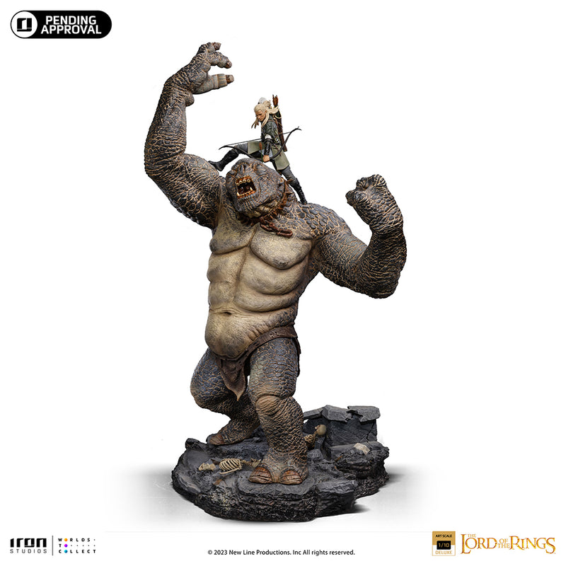 LOTR - Cave Troll and Legolas Deluxe Art Scale 1/10 - Spec Fiction Shop