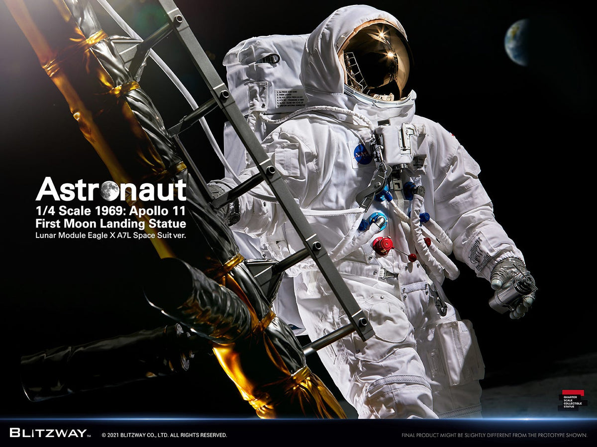 Apollo 11 Astronaut First Moon Landing Statue - Spec Fiction Shop
