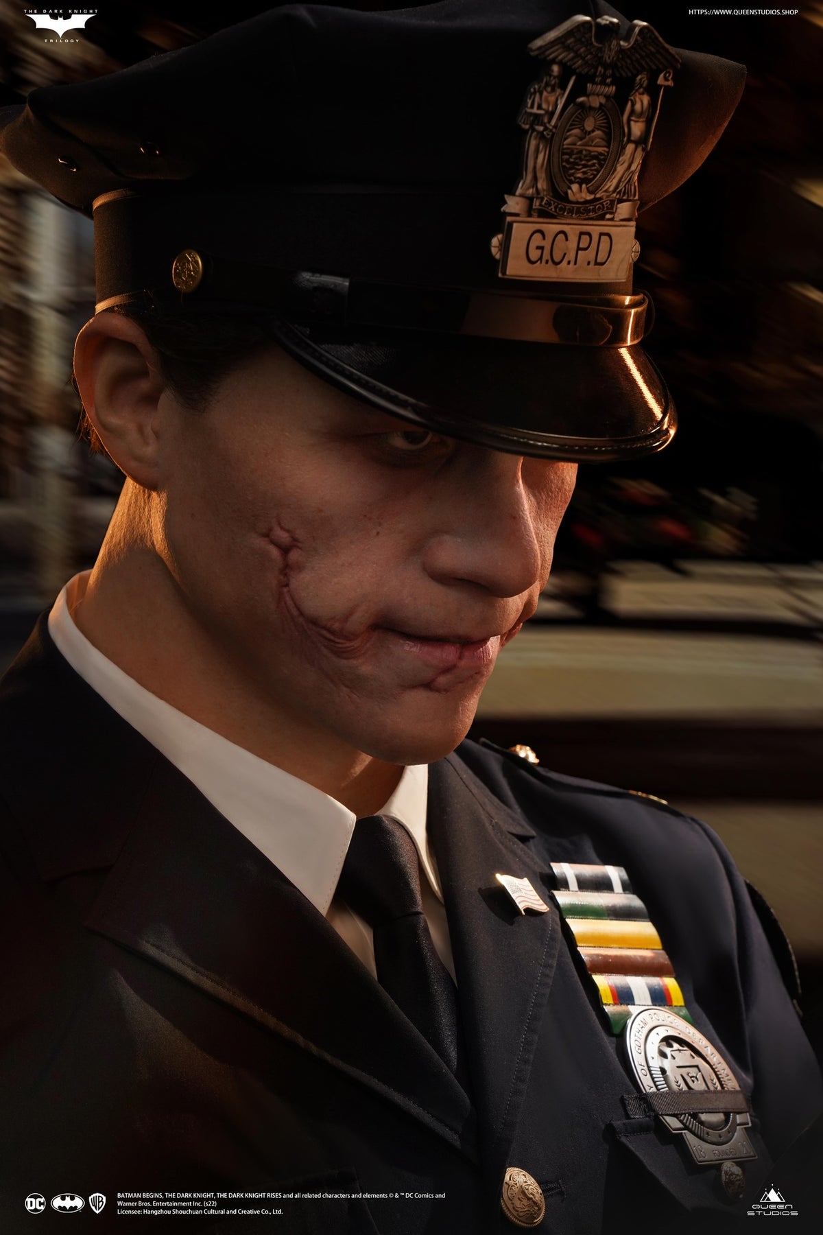 The Joker (Police Uniform) Life-Size Bust - Spec Fiction Shop