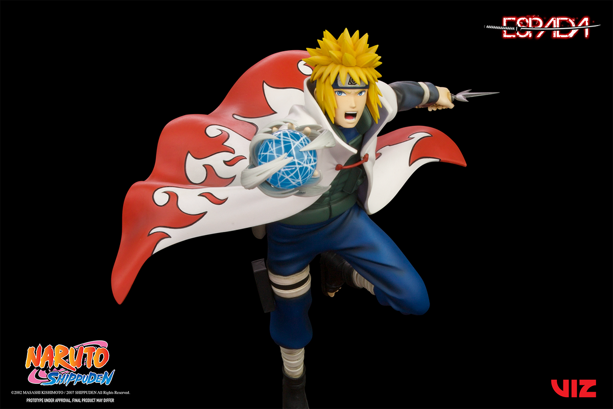 Naruto Shippuden - Minato vs. 9 Tailed Fox 1/8 Scale Wall Statue - Spec ...