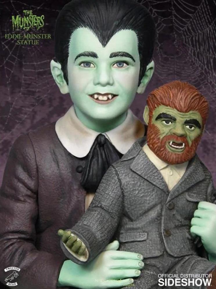The Munsters: Eddie & Television Colored Maquette Statue by Tweeterhea ...