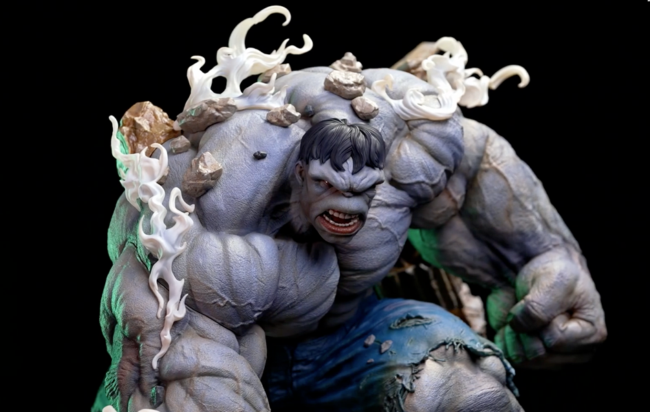 Grey Hulk Comic Version 1/4 Scale Statue - Spec Fiction Shop