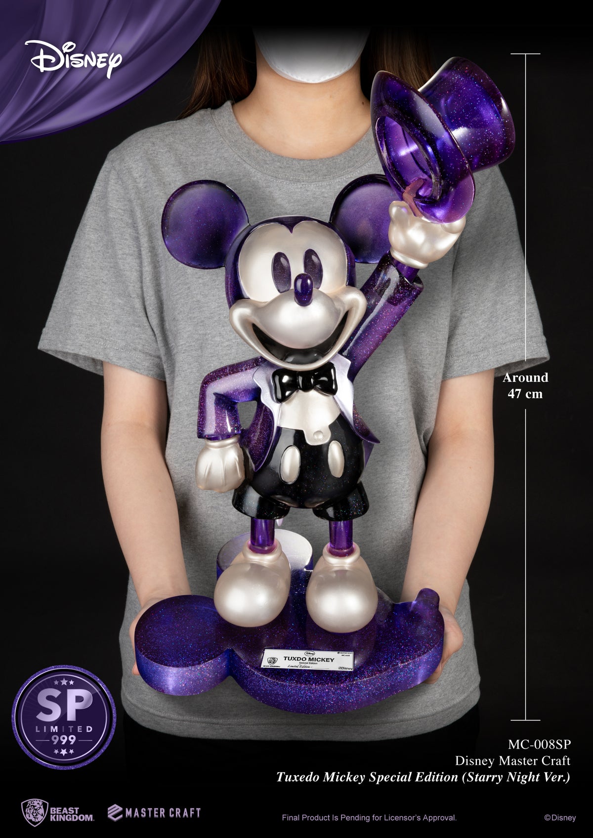 Tuxedo Mickey Master Craft Special Edition (Starry Night Ver.) Statue ...