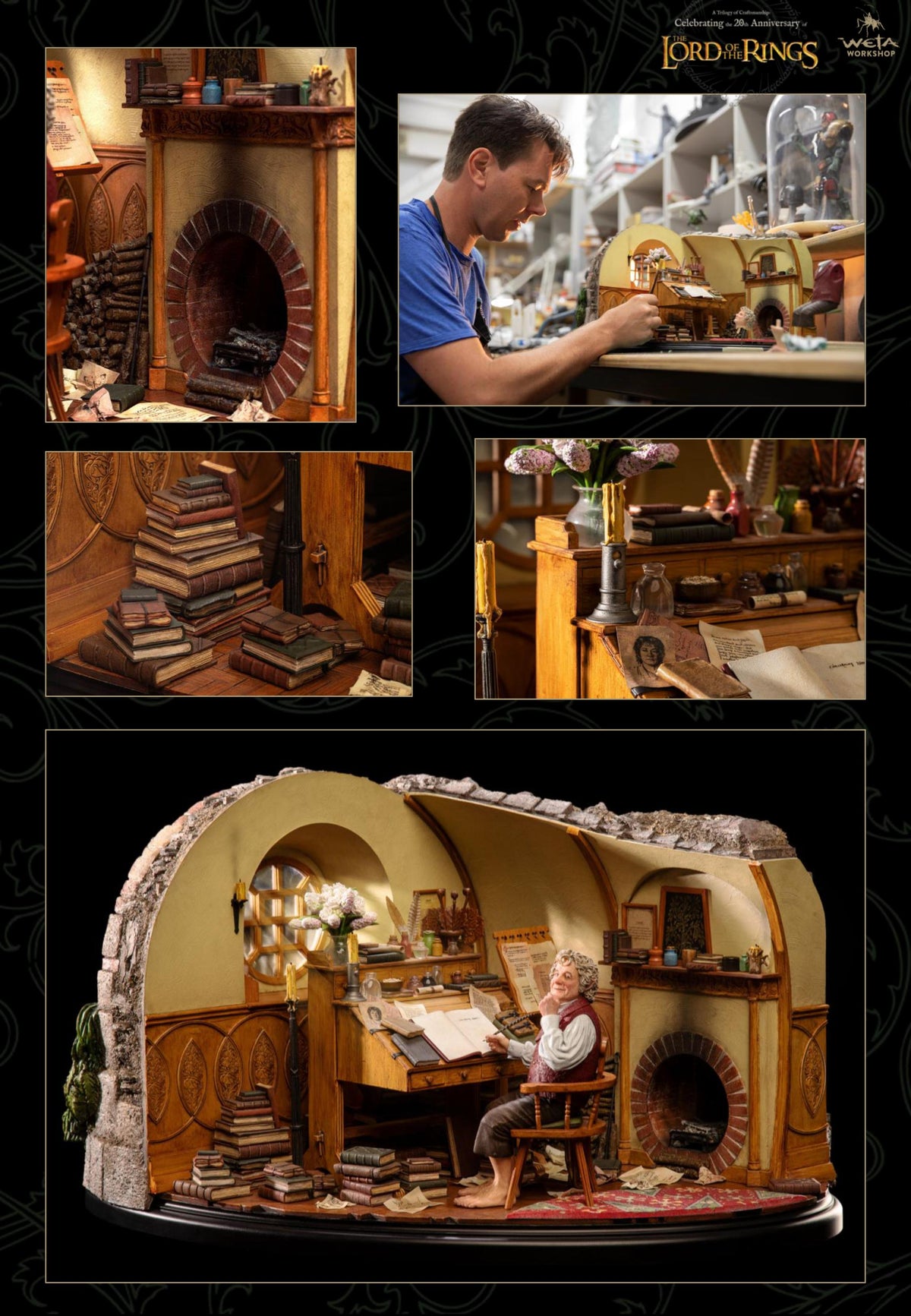 Bilbo Baggins in Bag End - Limited Edition - Spec Fiction Shop