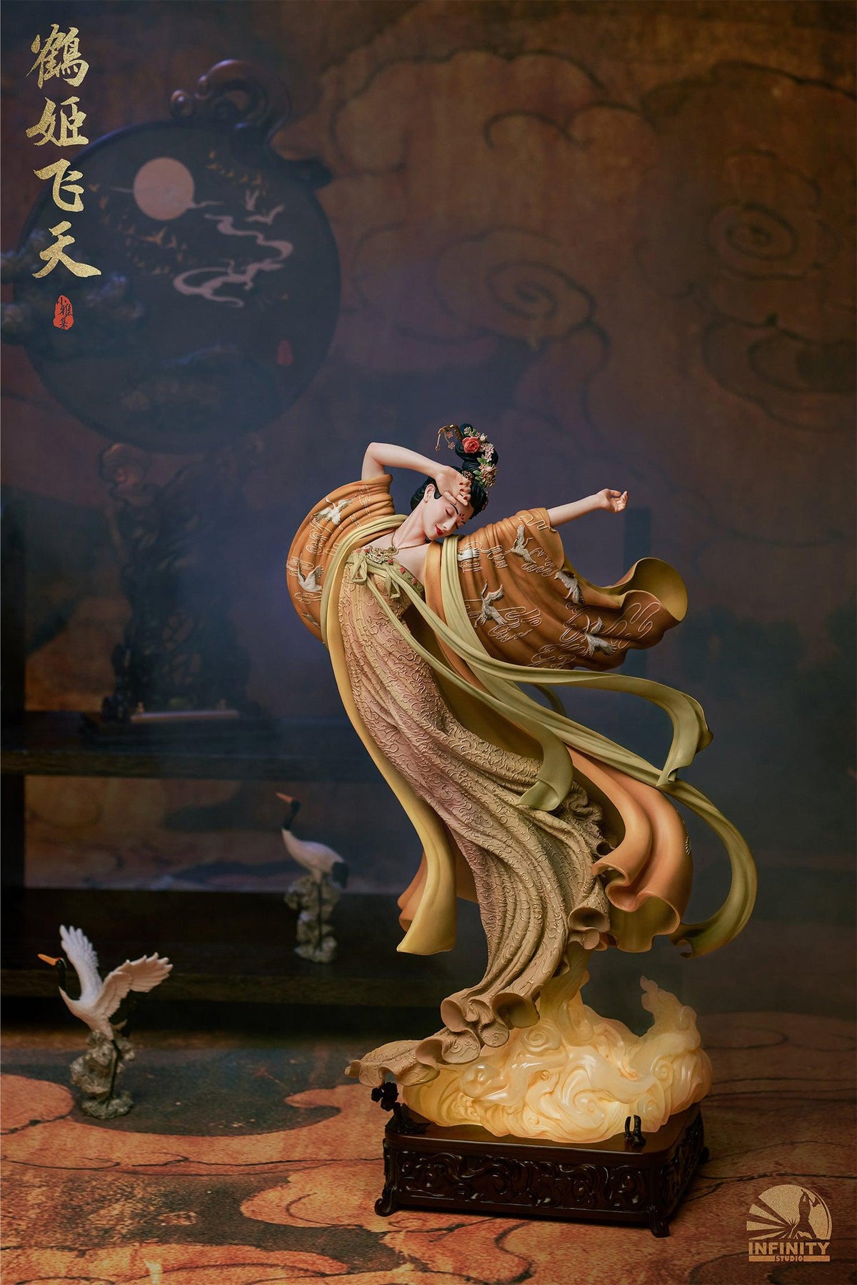 Flying Princess Crane Deluxe Version Statue - Spec Fiction Shop