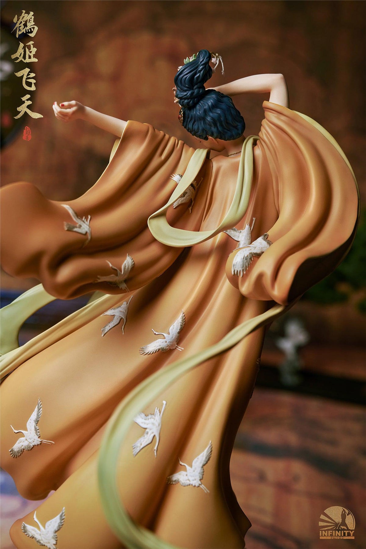 Flying Princess Crane Deluxe Version Statue - Spec Fiction Shop