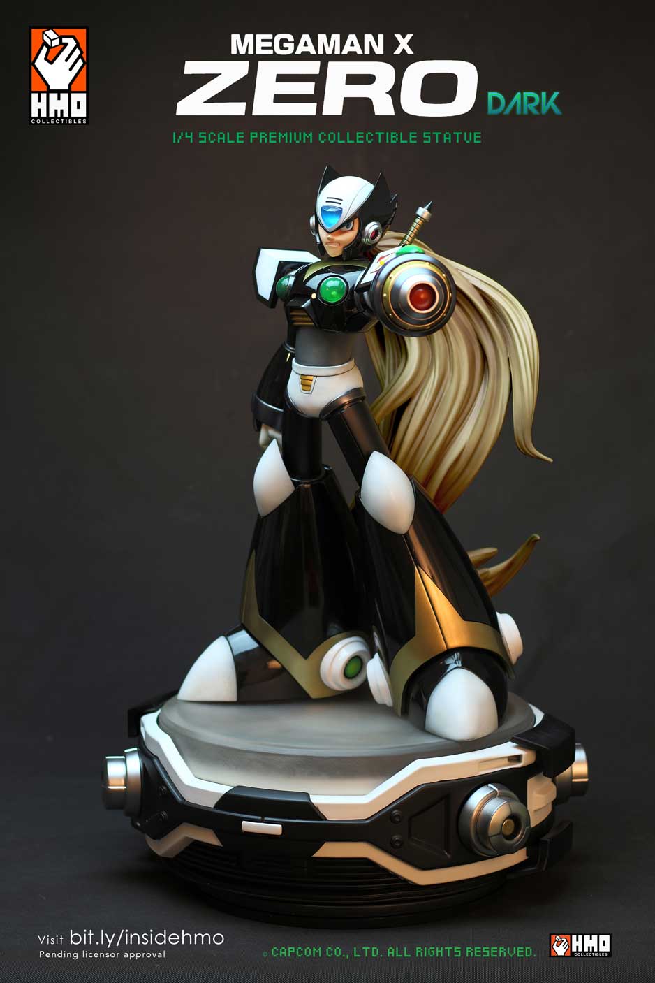 Mega Man Zero (BLACK VARIANT) 1/4 Statue - Spec Fiction Shop