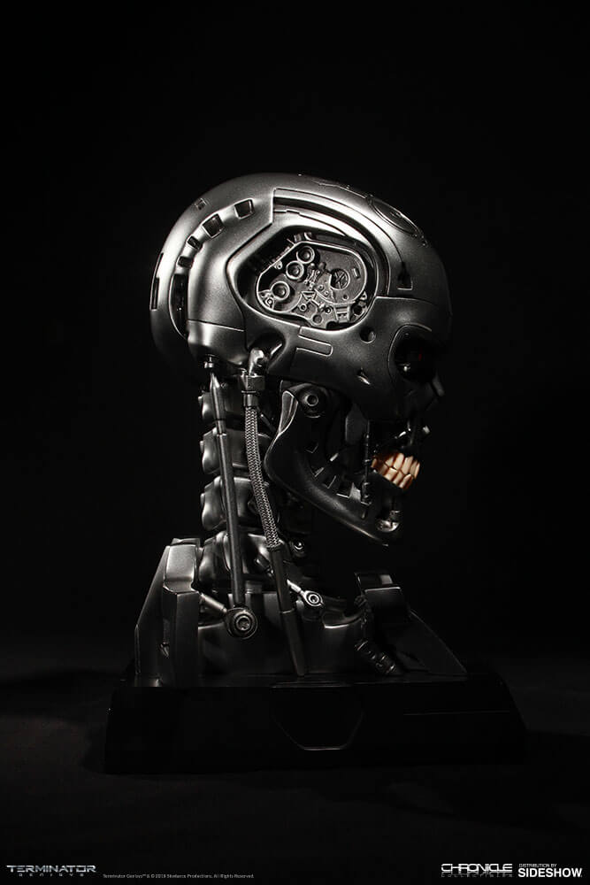 Terminator Genisys Endoskeleton Skull 1:1 Prop Replica Statue by Chron ...
