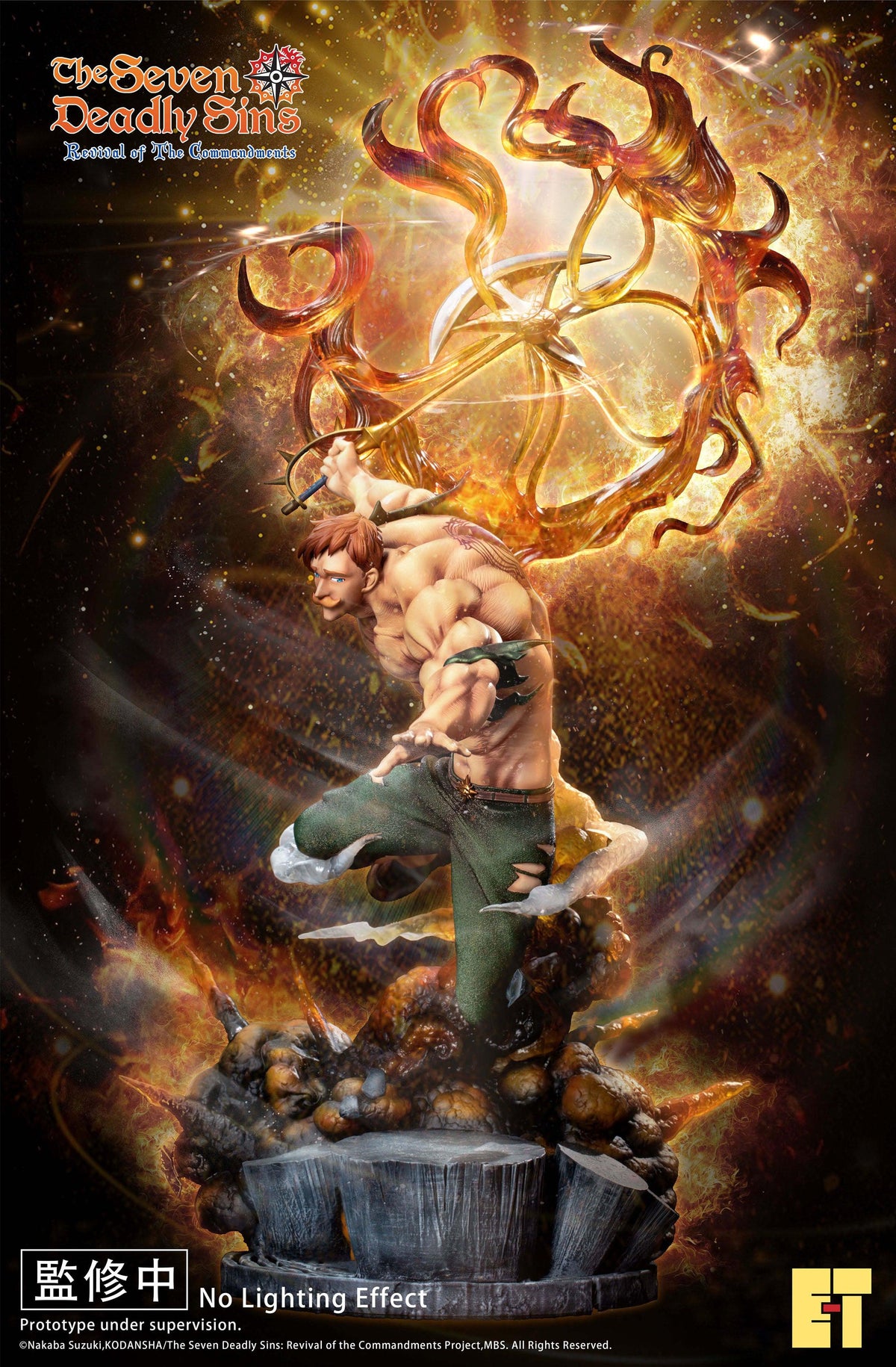 The Seven Deadly Sins - Lion's Sin of Pride Escanor 1/4 Scale Statue ...